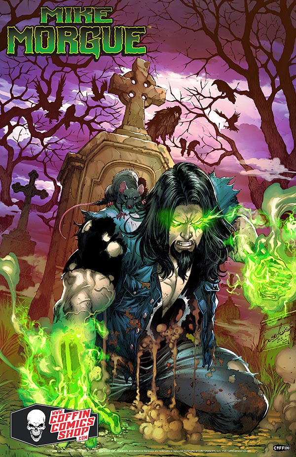 Mike Morgue: Energized! - Logo 11x17" Print – Coffin Comics Direct